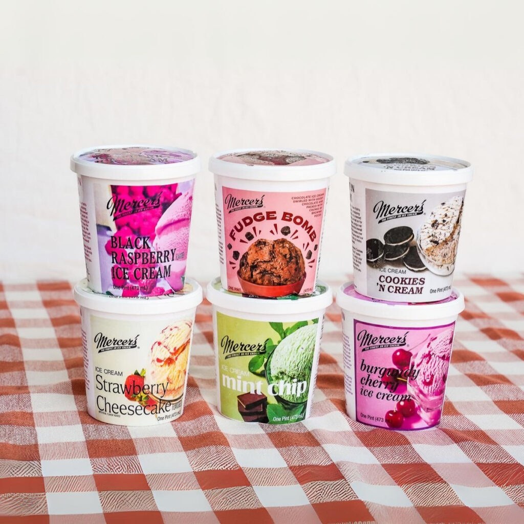 Traditional Ice Cream: 6 Pint Bundle – Gift – Mercer's Dairy and Wine ...